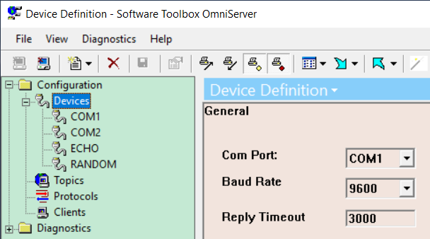 Exploring the OmniServer Configuration User Interface